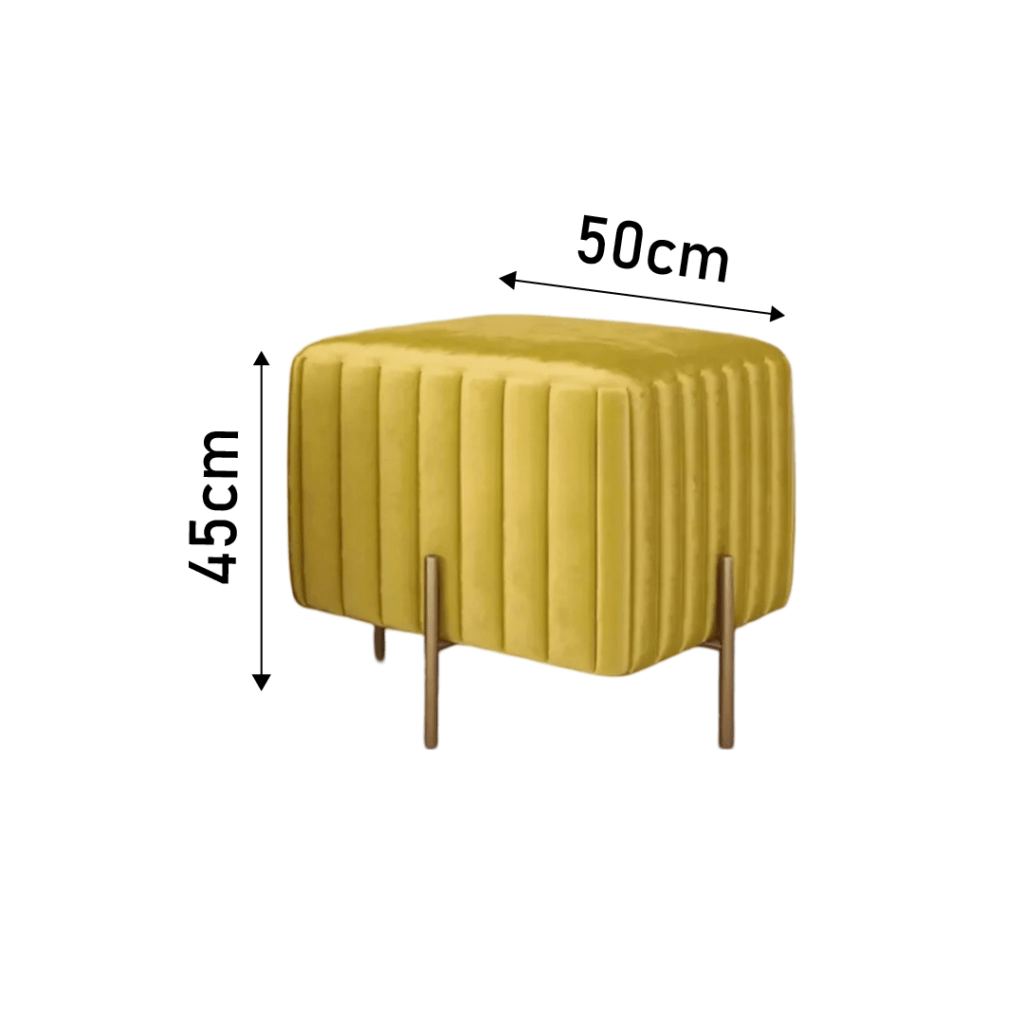 Modern Square Pouf - Capital Star Furniture
