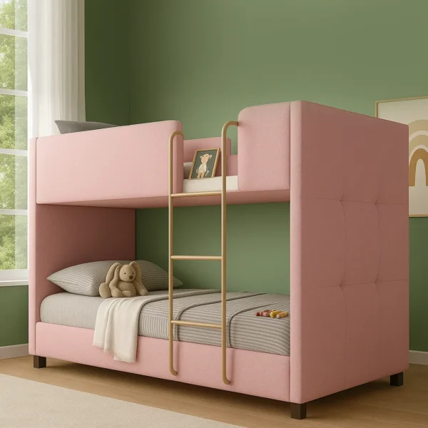 Bliss Upholstered Bunk Bed - Capital Star Furniture